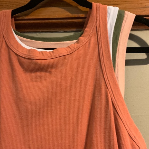 GAP | Tops | Gap 4 Muscle Cut Ribbed Tanks Nwot Bundle | Poshmark